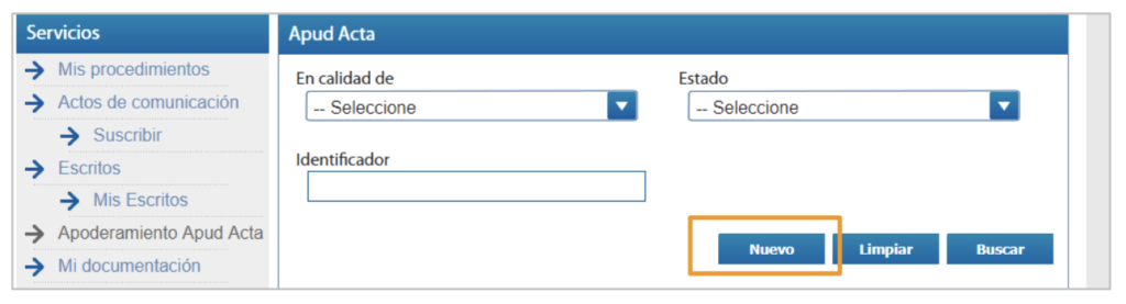 Apud Acta Electrónico ~ Guía paso a paso ~ M&B Procuradores